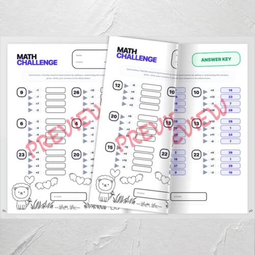 Math Challenge Set 1: Addition & Subtraction Chain Puzzles (Max Sum 30)