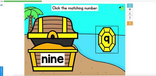 Errorless Learning Matching Number Names Boom Cards by Teaching Autism