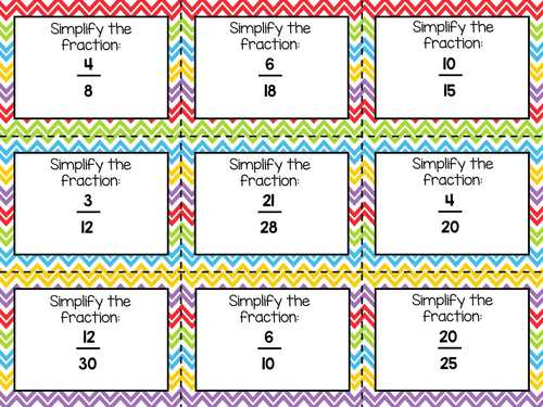 Simplifying Fractions Digital Bingo | Google Classroom & Printable