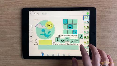 Sight Word Practice Activities for Seesaw by CrazyCharizma | TPT