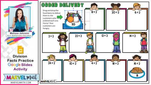 ÷ 3 FUN Division Facts Practice - Digital Activities - Division Fluency