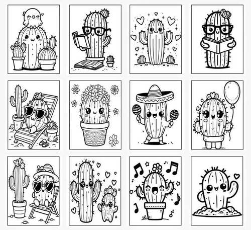 Printable Coloring Pages Bundle for Brain Breaks for Kids: 10 Coloring ...