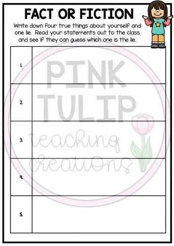 Back to School Activity Pack - 40 Worksheets and Lesson Ideas | TpT