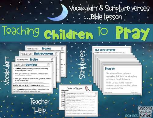 Prayer | Bible Lessons by Second Grade Cuties | TPT