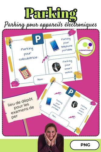 French: Parking space for electronic devices by Lernfitness | TPT