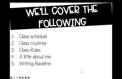 Beginning of the year welcome powerpoint by Teaching with Ms Ramos