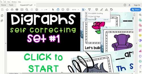 DIGRAPHS - self correcting PDF - Digital Google Online Distance Learning