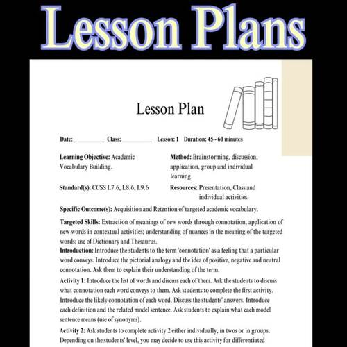 Academic Vocabulary 7th-10th Grade - Lesson Plans, Presentations and ...