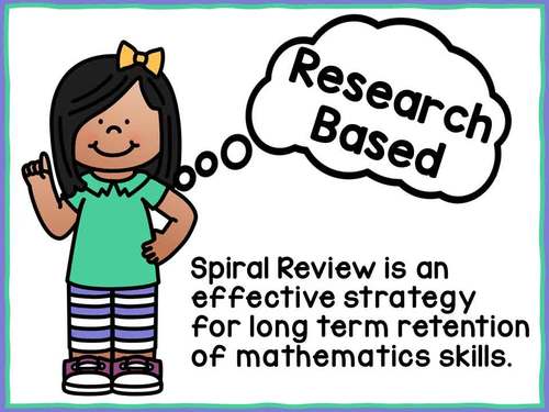 Second Grade Daily Math Spiral Review Morning Work FULL YEAR Bundle