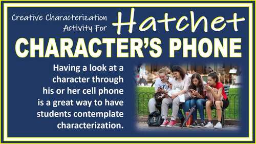 Hatchet - Characterization Activity or Assessment | TPT