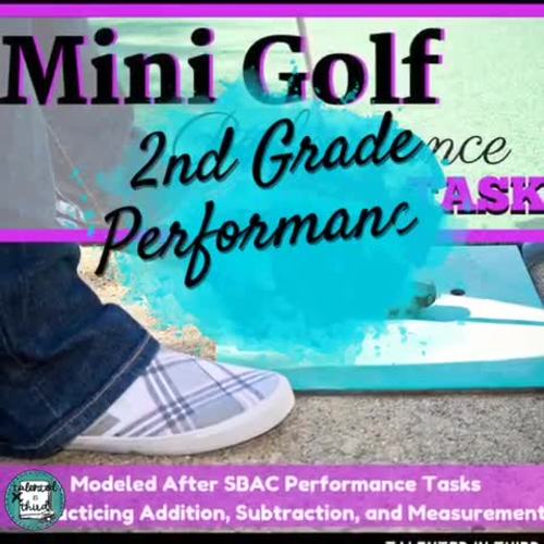 2nd Grade Performance Task | Subtraction and Multiplication Mini Golf