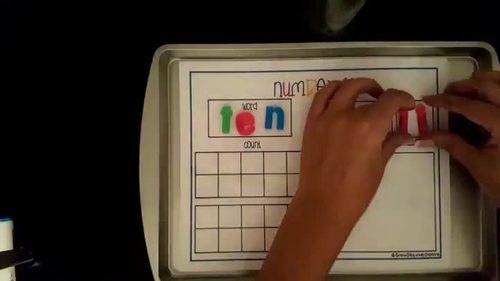 Cookie Sheet Activities - Numbers by Grow Explore Discover | TPT