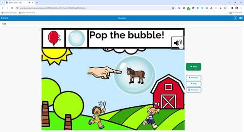 Pop the Bubbles: Farm Animals by Creative Speech Language Resources