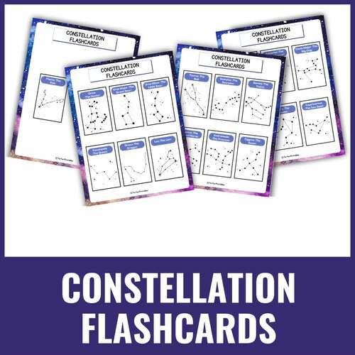 Constellation Flashcards - Astronomy Activity For Kids | STEM Space ...
