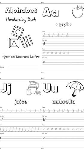 Handwriting workbook by smart life | TPT