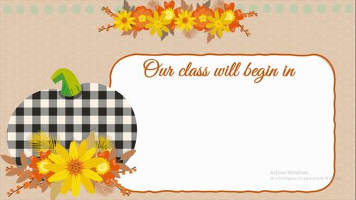 Fall Theme Daily Slides with Timers by The DecoCrafty Teacher | TPT