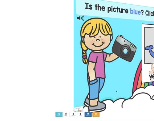 DIGITAL Color Activities - BLUE - Distance Learning - Boom Cards - Digital