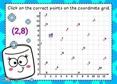 Coordinate Grid Ordered Pairs Boom Cards™ Distance Learning by Creating ...