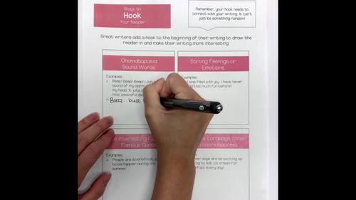 Writing Hooks in Expository & Opinion Writing - Interactive Student ...