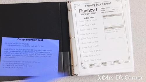 Comprehension and Fluency Assessment for IEP Progress Monitoring