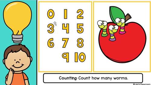 BACK TO SCHOOL Counting "How Many" - Digital Distance Learning ONLINE ...