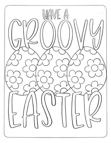 easter craft coloring pages