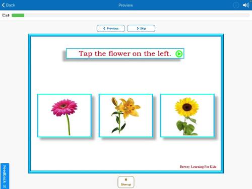 Positions-Left,Middle,Right (Boom deck with Audio by Breezy Learning ...