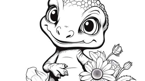 cartoon dinosaur coloring pages printable