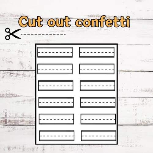 New Year's Sight Word Craftivity for Kindergarten and First Grade, 2024 ELA