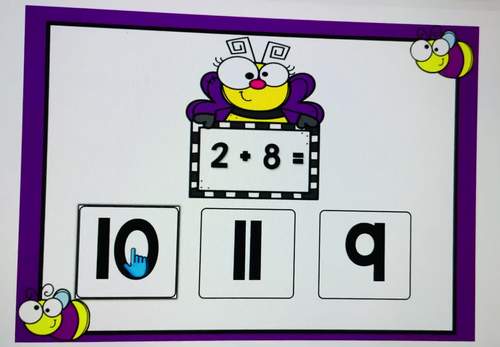 Spring Themed Addition- Addition Tables 4-6- Boom Cards by Miss T in ...