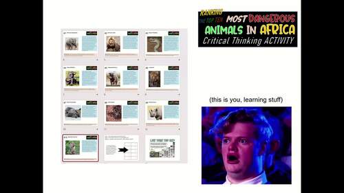 MOST DANGEROUS ANIMALS OF NORTH AMERICA Students learn about and rank ...