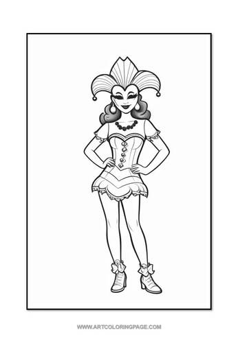 Celebrate in Color: Fun Coloring Pages for Mardi Gras, Vol. 1 by Coloringfy