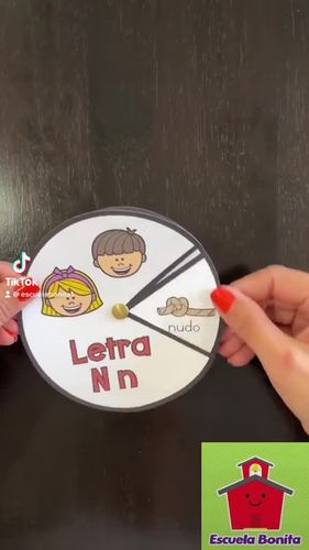 Ruletas del abecedario / Spanish Alphabet Spinners by Escuela Bonita