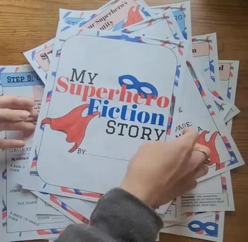 Fiction Writing | My Superhero Story Independent Student Packet for ...