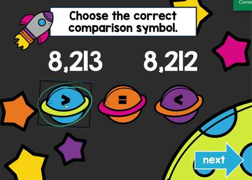 Compare & Order Numbers to 4 Digits Boom ™ Cards Digital Escape Room