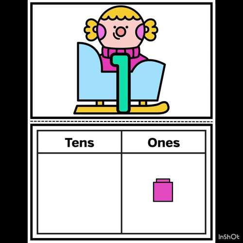 Place Value Subitizing Counting Cards 1–20 | Winter Math Bundle | TPT