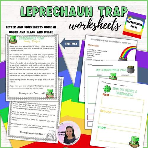St. Patrick's Day Leprechaun Trap Writing Craft (Letter to Parents ...