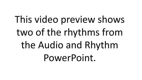 Music Rhythm Bingo 2 - 30 cards - Audio Files – Endless PowerPoint Games