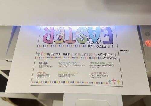 Christian Story of Easter Snack Mix Bag Topper | Christian Easter Gift Tag