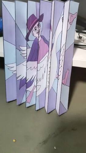 Mother Goose Crafts Agamograph Art Posters 2D Activities Reading Book