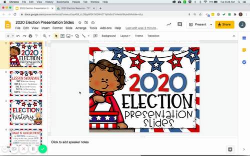 2020 Election Activities Digital and Printable by Not So Wimpy Teacher