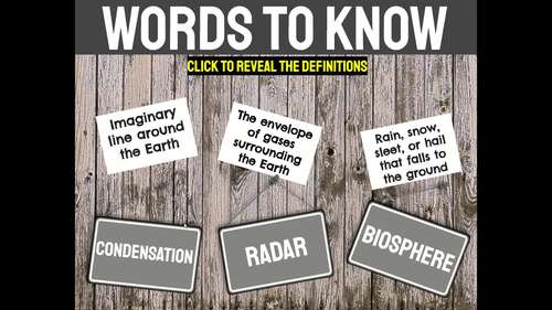 Weather and Climate Interactive Google Slides™ Presentation | Digital