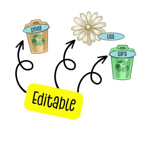 Earth Day Bulletin Board Ideas, April Spring Door Decoration Kit, Editable