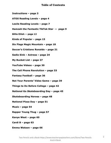 20 High Interest: Low Level Reading & Comprehension Passages Set 3 ...
