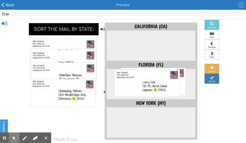 Sorting Mail Drag & Drop Boom Cards by Adulting Made Easy aka SpedAdulting