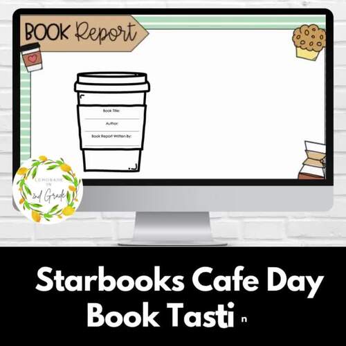 Starbooks Cafe Day: Book Report and Book Tasting Activities | TPT