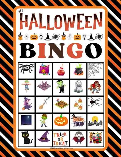 Spooktacular Halloween Activities, Printable Bingo Cards for Kids Halloween