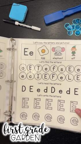 Alphabet Intervention Binder by First Grade Garden | TPT