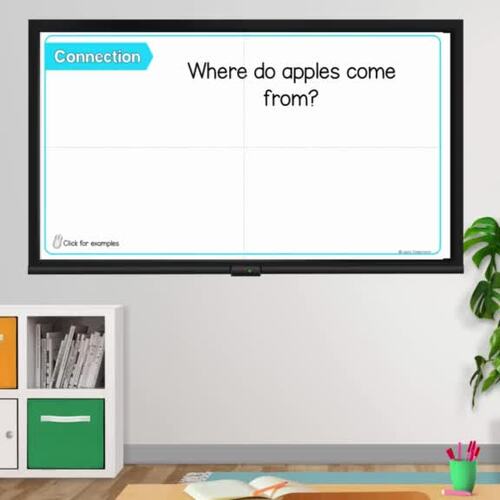 Digital Mini Lessons: All About Apples | Fall Interactive Whiteboard Slides