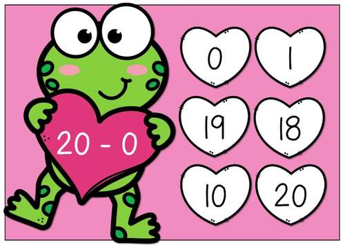 Valentines Day Subtraction Facts Practice Math Boom Cards by 3rd Grade ...